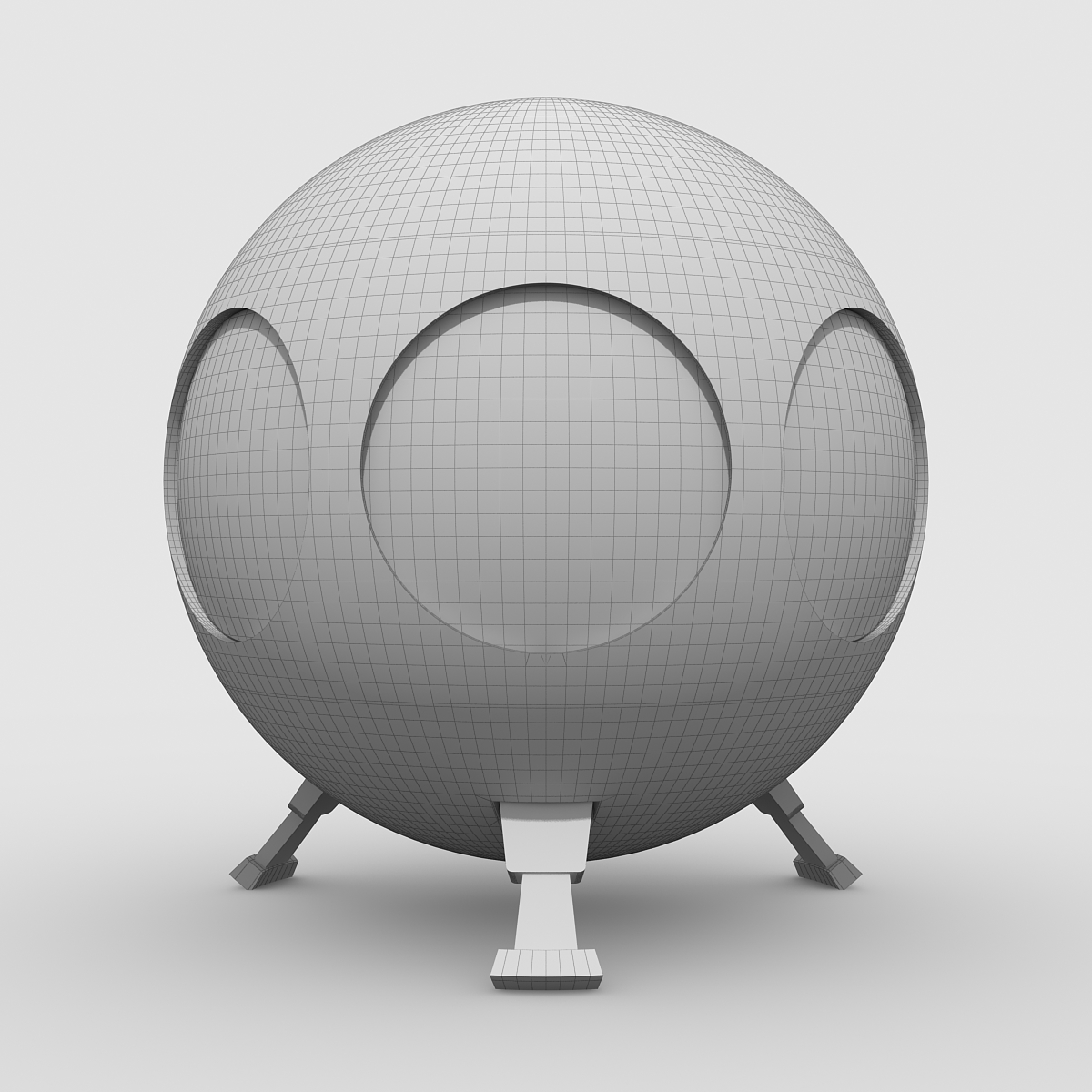 3dsmax shuttle pod