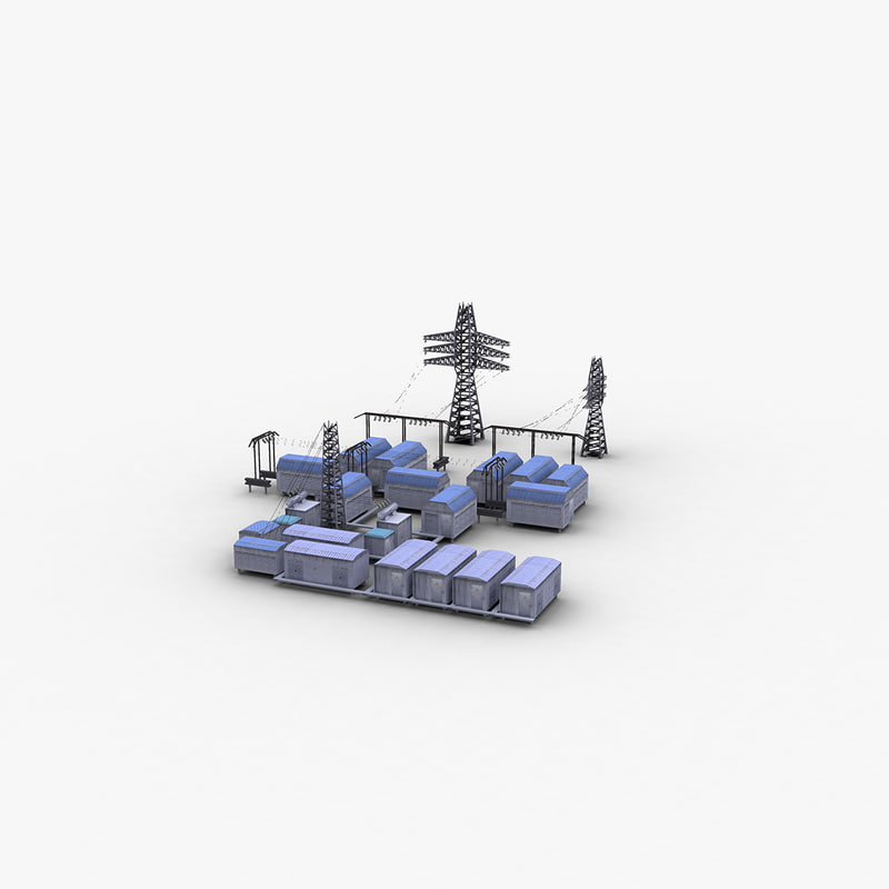 3d model switch yard