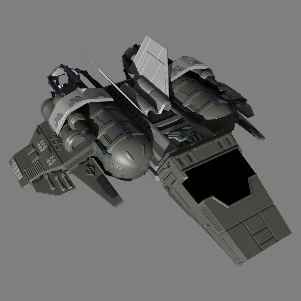 fi star fighter 3d model