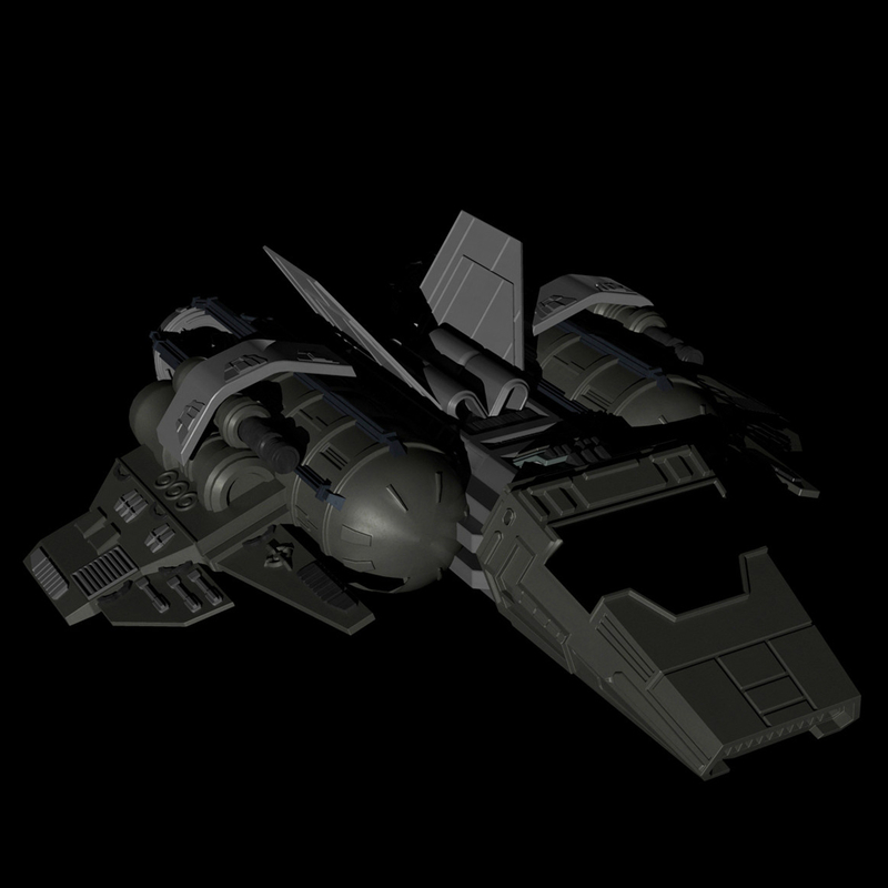 fi star fighter 3d model