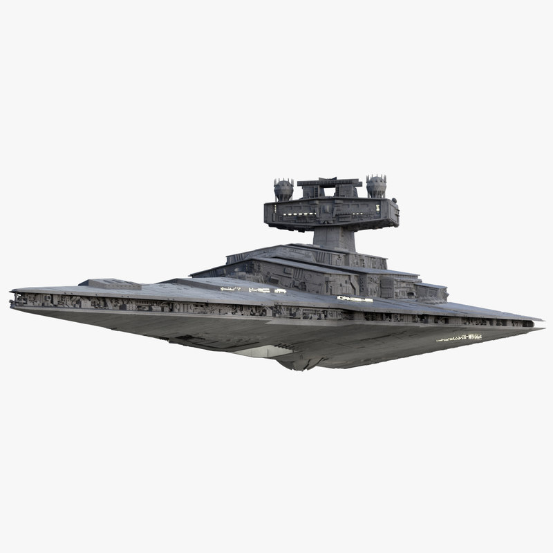 star destroyer 3d obj