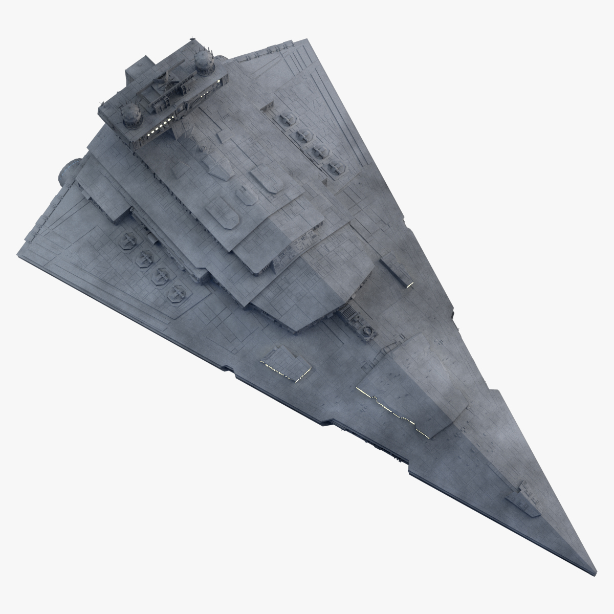 star destroyer 3d obj