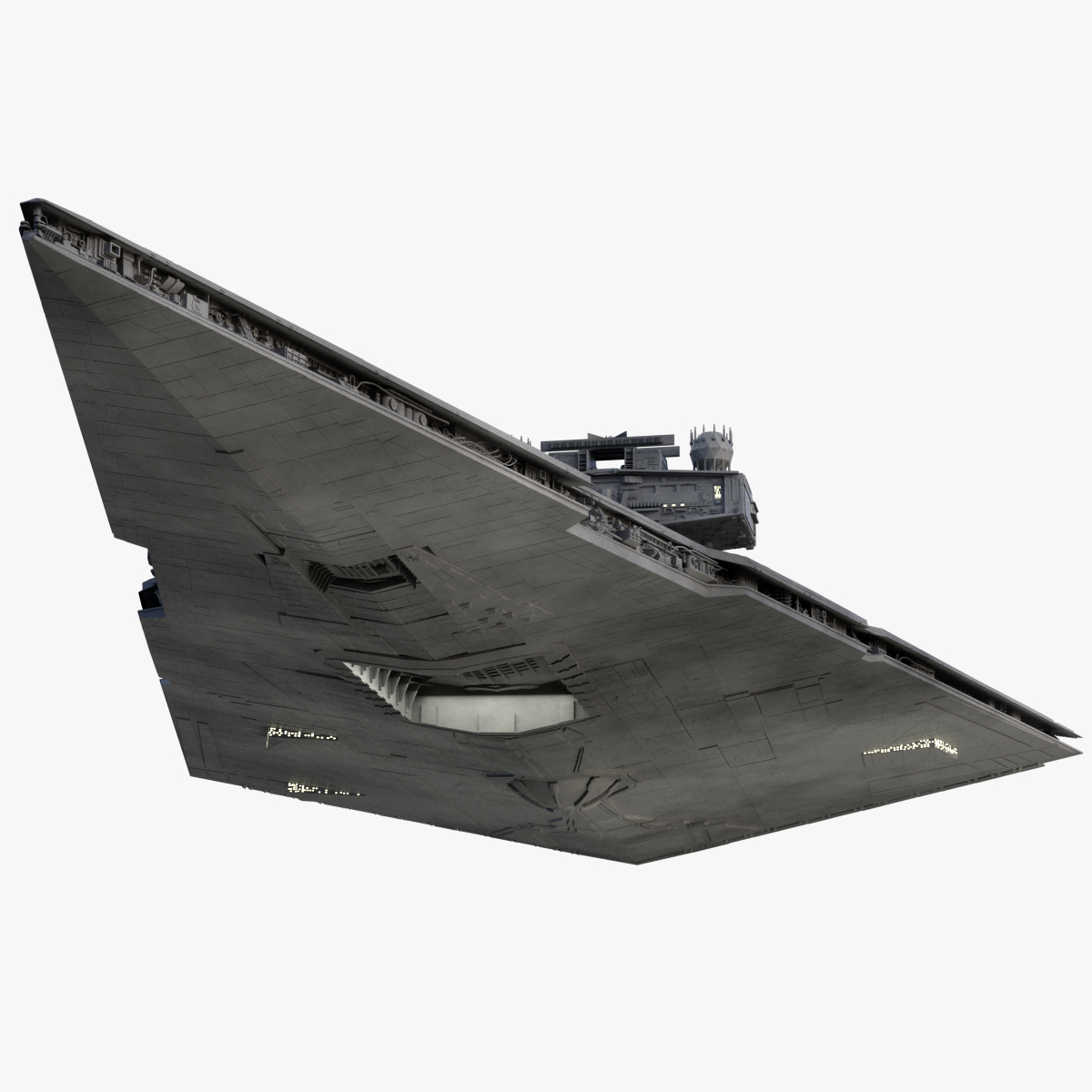 star destroyer 3d obj