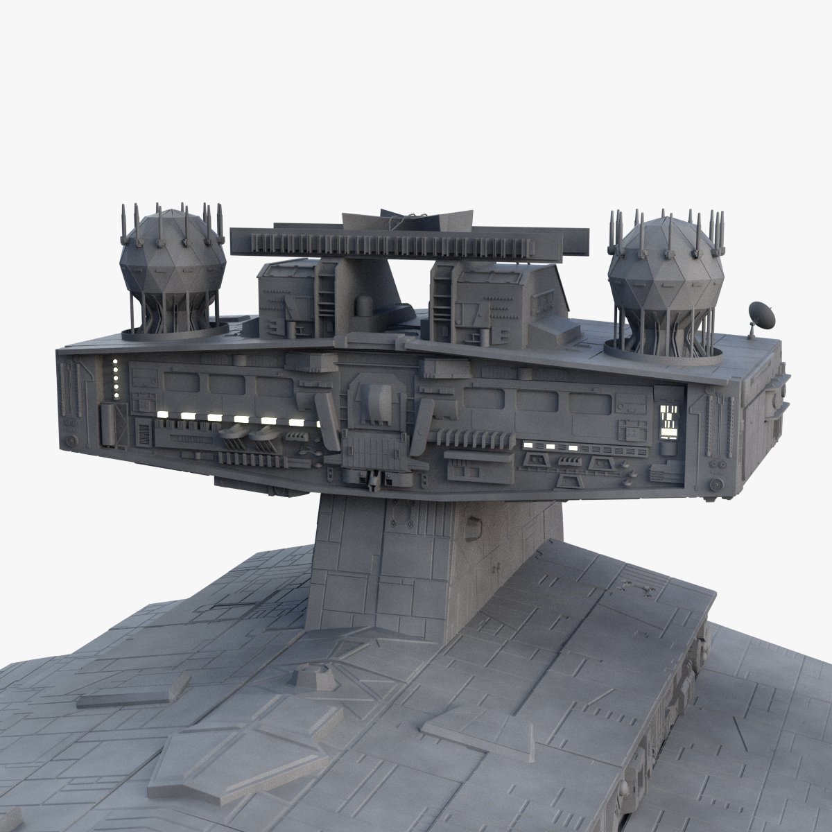 star destroyer 3d obj
