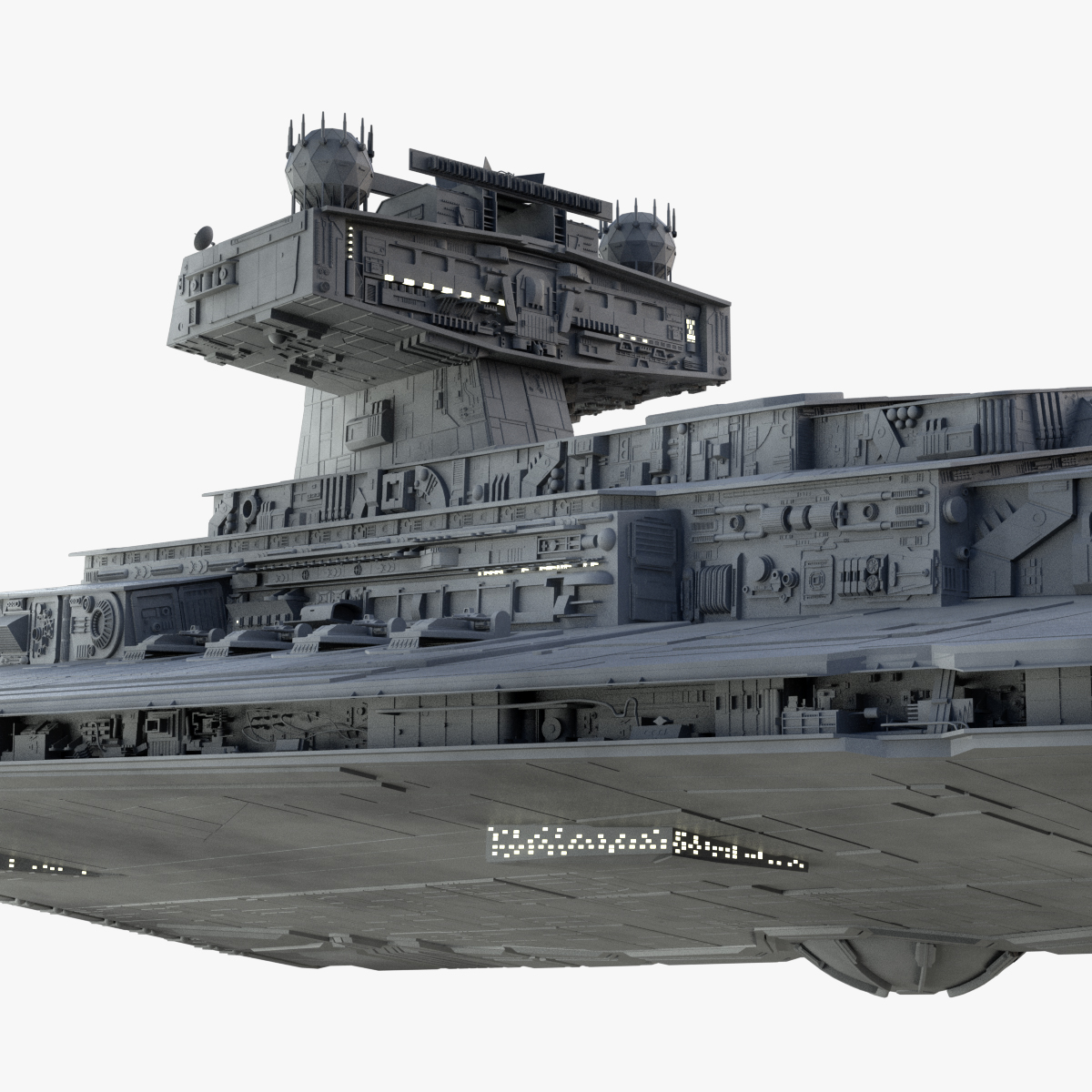 star destroyer 3d obj