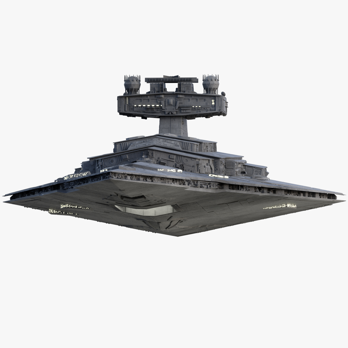 star destroyer 3d obj