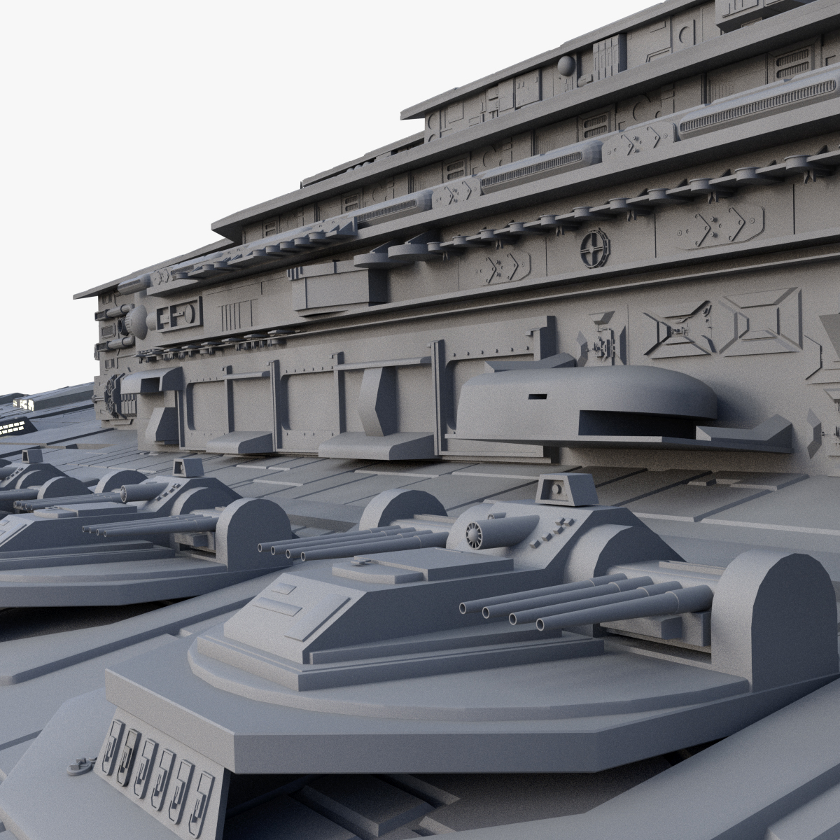 star destroyer 3d obj