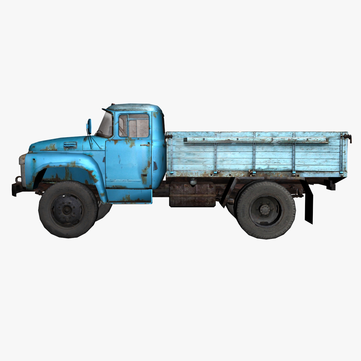 zil-130 truck 3d 3ds