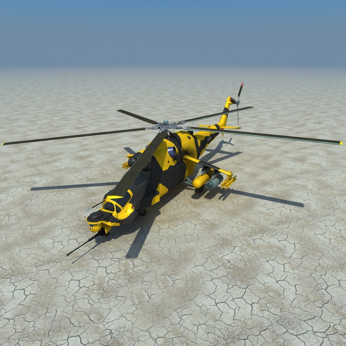 3d model realistic mi 24 super