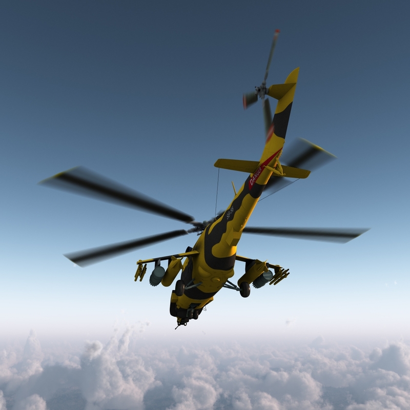 3d model realistic mi 24 super