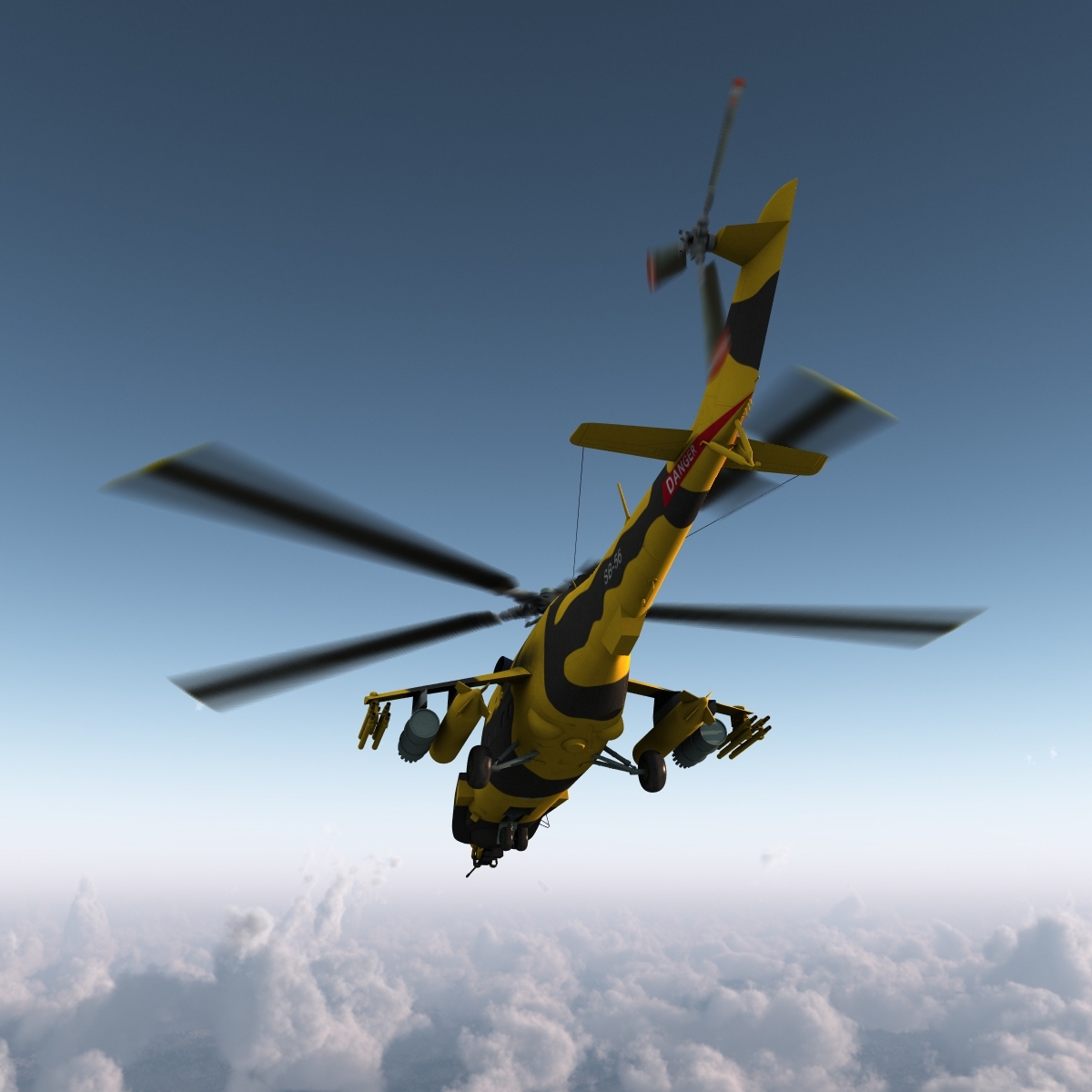 3d model realistic mi 24 super