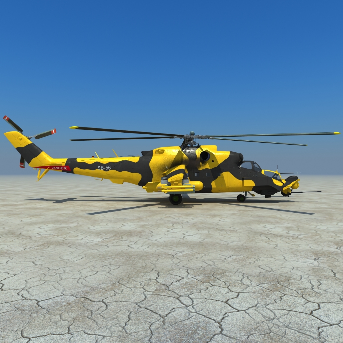 3d model realistic mi 24 super