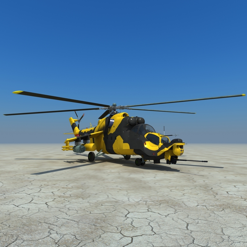 3d model realistic mi 24 super