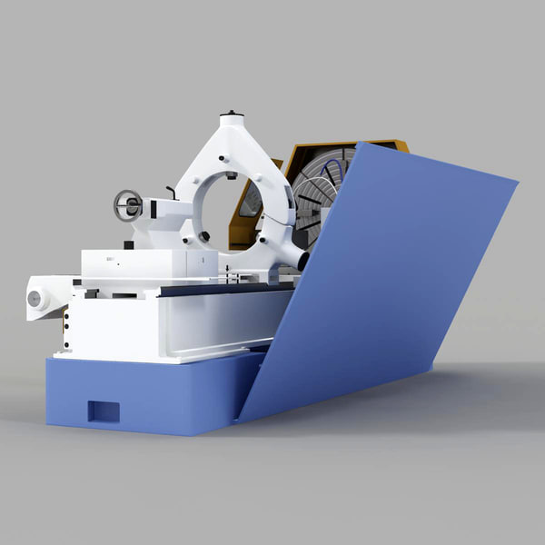 realistic milling machine cu 3d model
