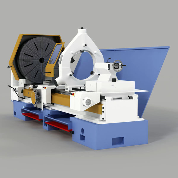 realistic milling machine cu 3d model