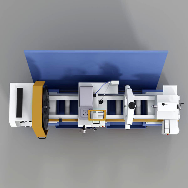 realistic milling machine cu 3d model