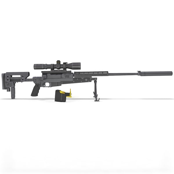 precision rifle apr 308 3d max