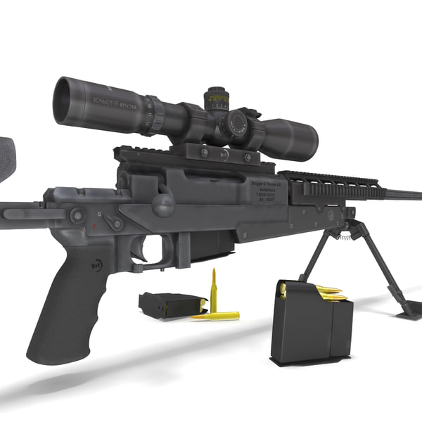 precision rifle apr 308 3d max