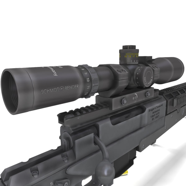 precision rifle apr 308 3d max