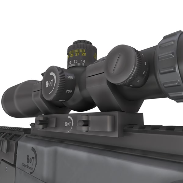 precision rifle apr 308 3d max