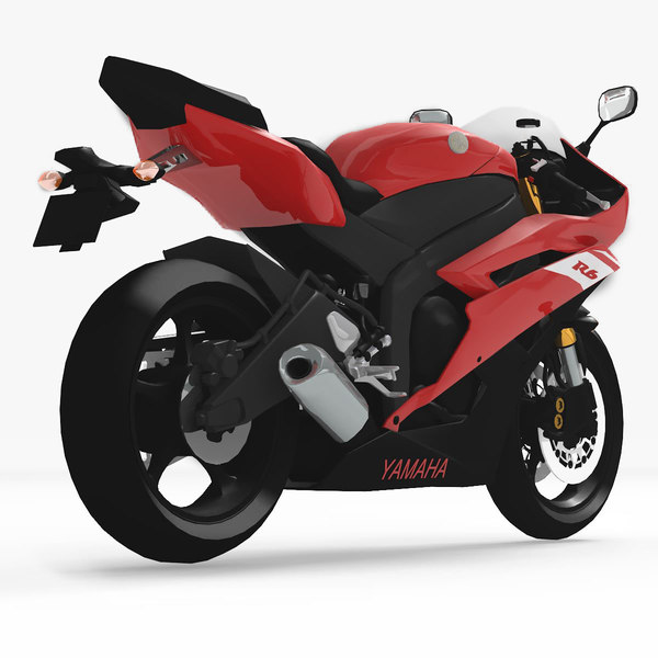 yamaha r6 3d dxf