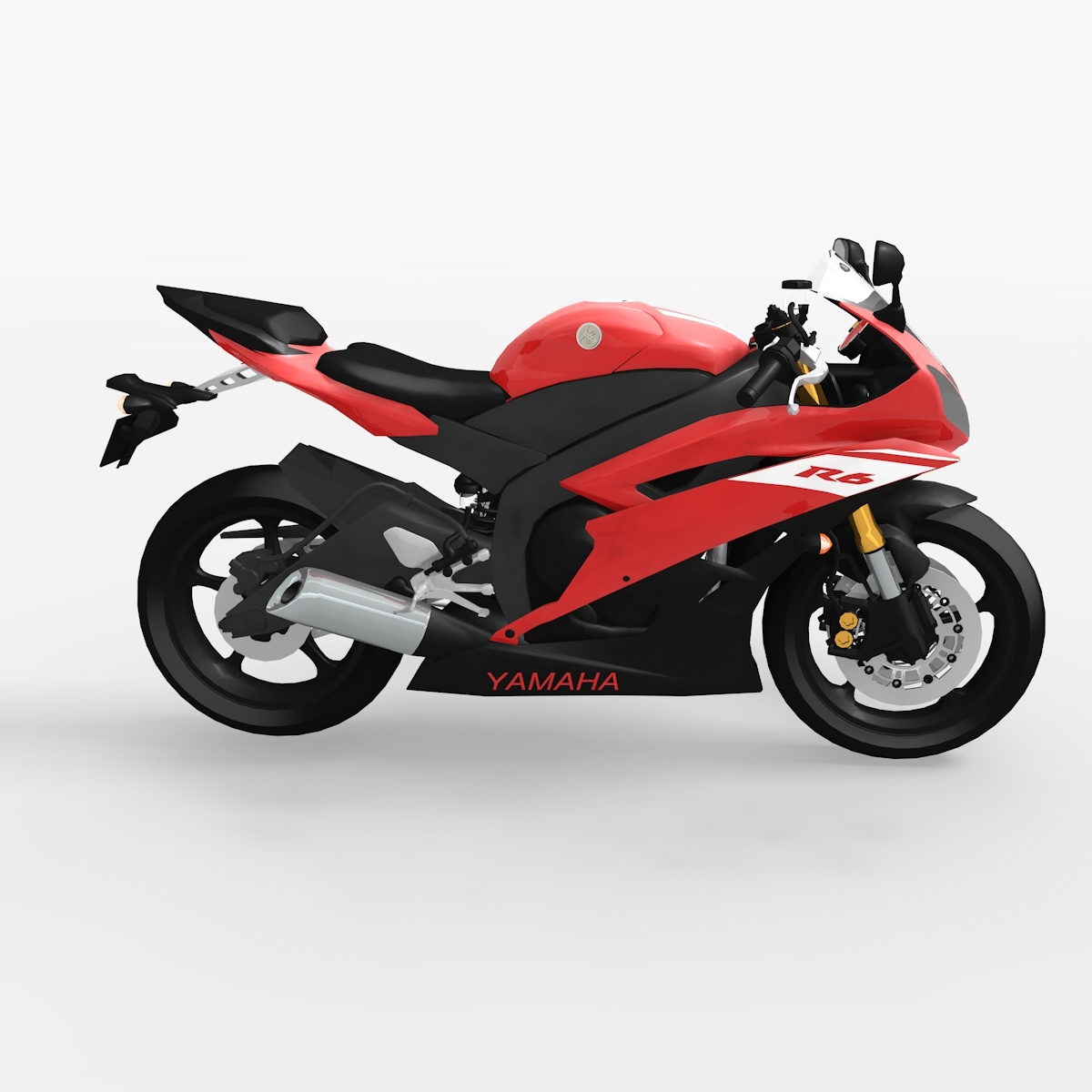 yamaha r6 3d dxf