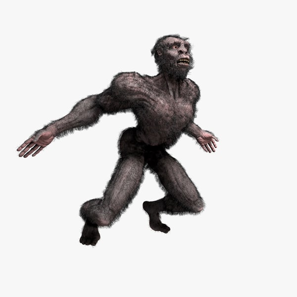 free caveman 3d model