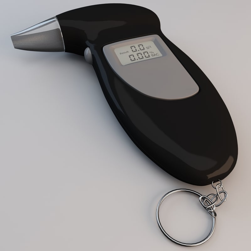 digital alcohol tester 3d obj