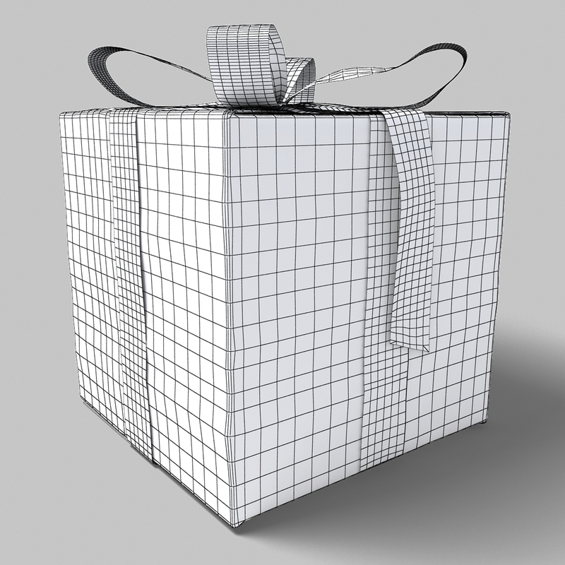 gift celebrations paper 3d obj