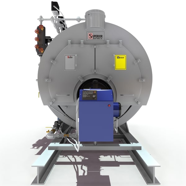 3d realistic industrial boiler senergy
