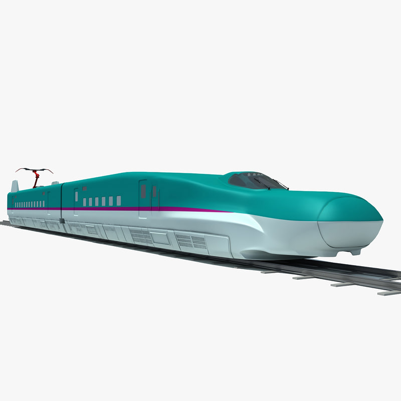 3d model high-speed train shinkansen e5
