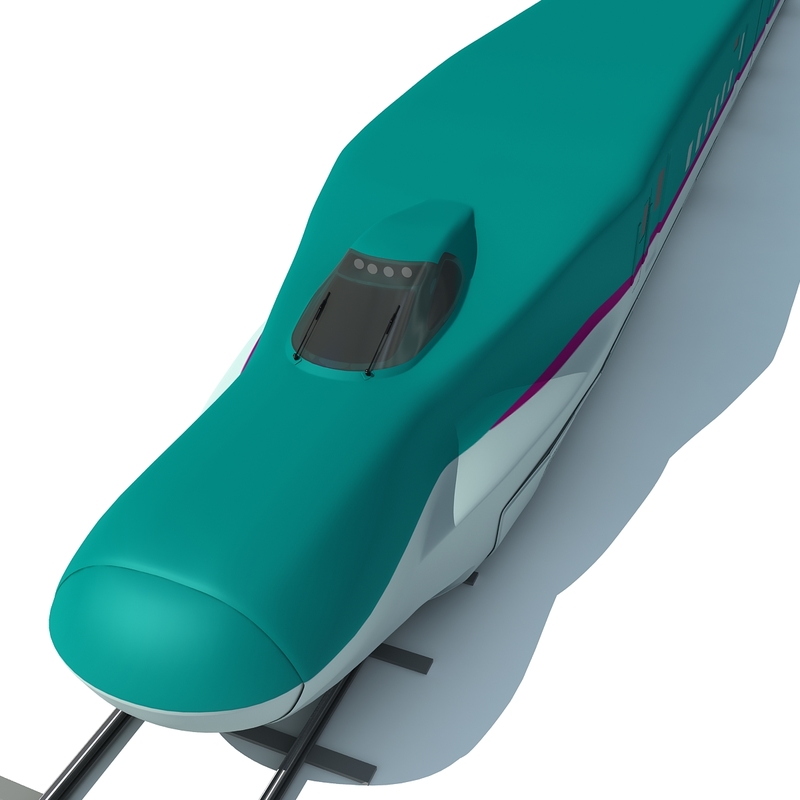 3d model high-speed train shinkansen e5