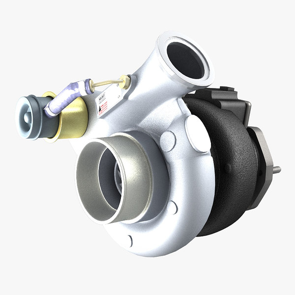 3d turbocharger turbo model