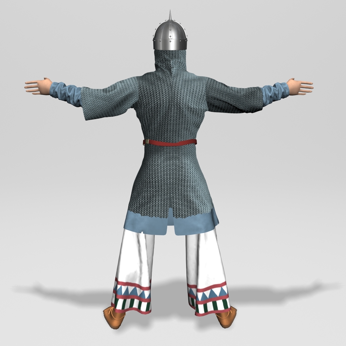 viking modelled chainmail 3d model