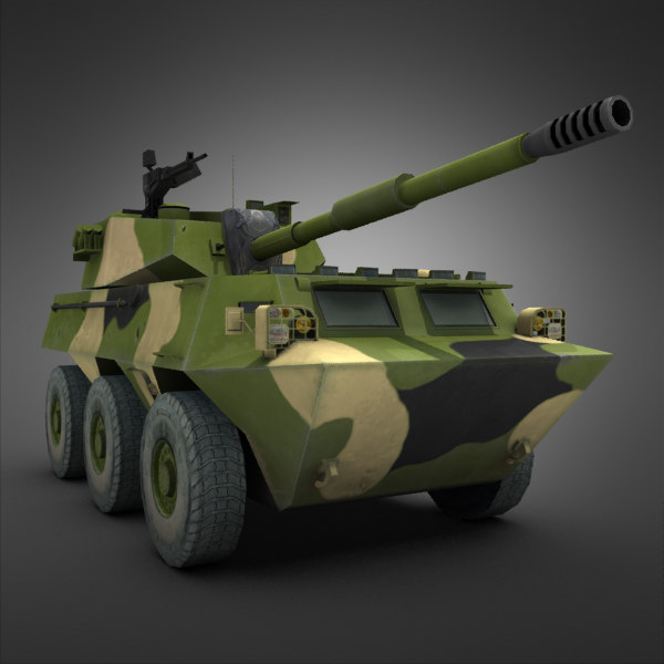 3d ptl02 wheeled assault gun
