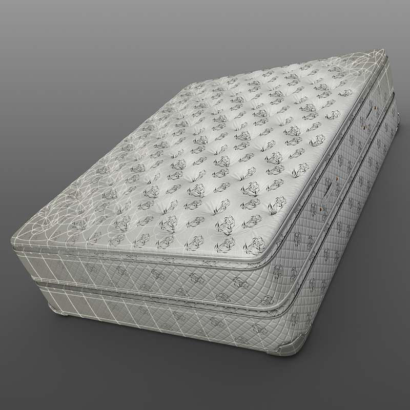 3d mattress bed model