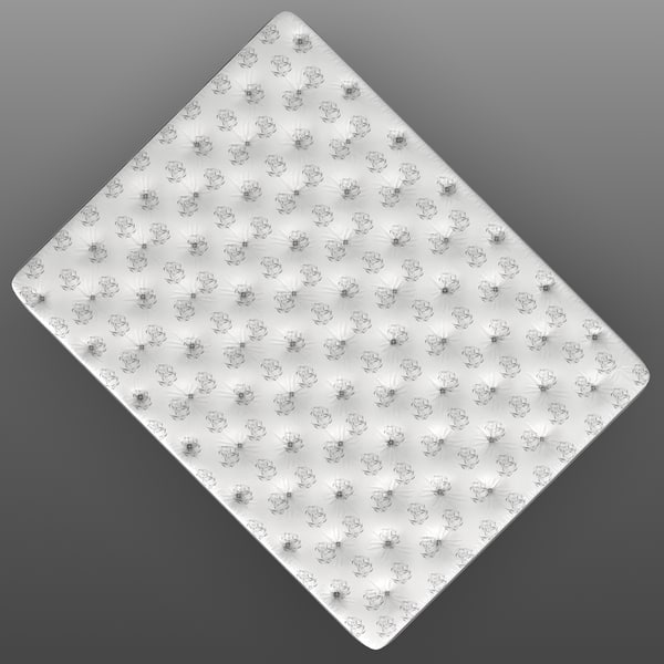 3d mattress bed model