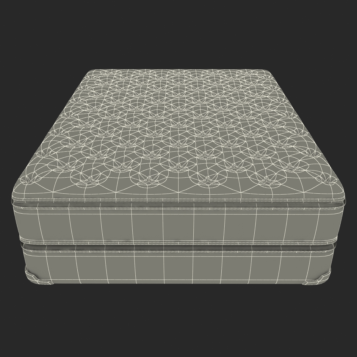 3d mattress bed model