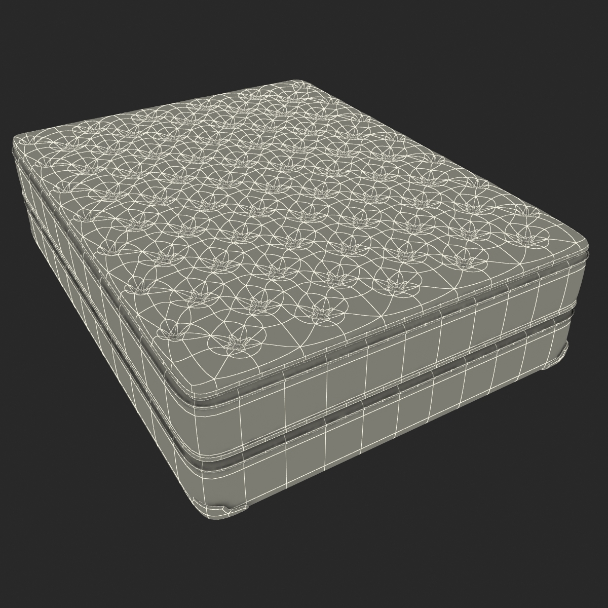 3d mattress bed model