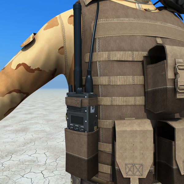 3d sas soldier rigged