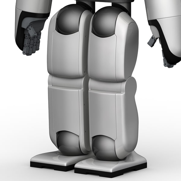 3d sony qrio robot static model