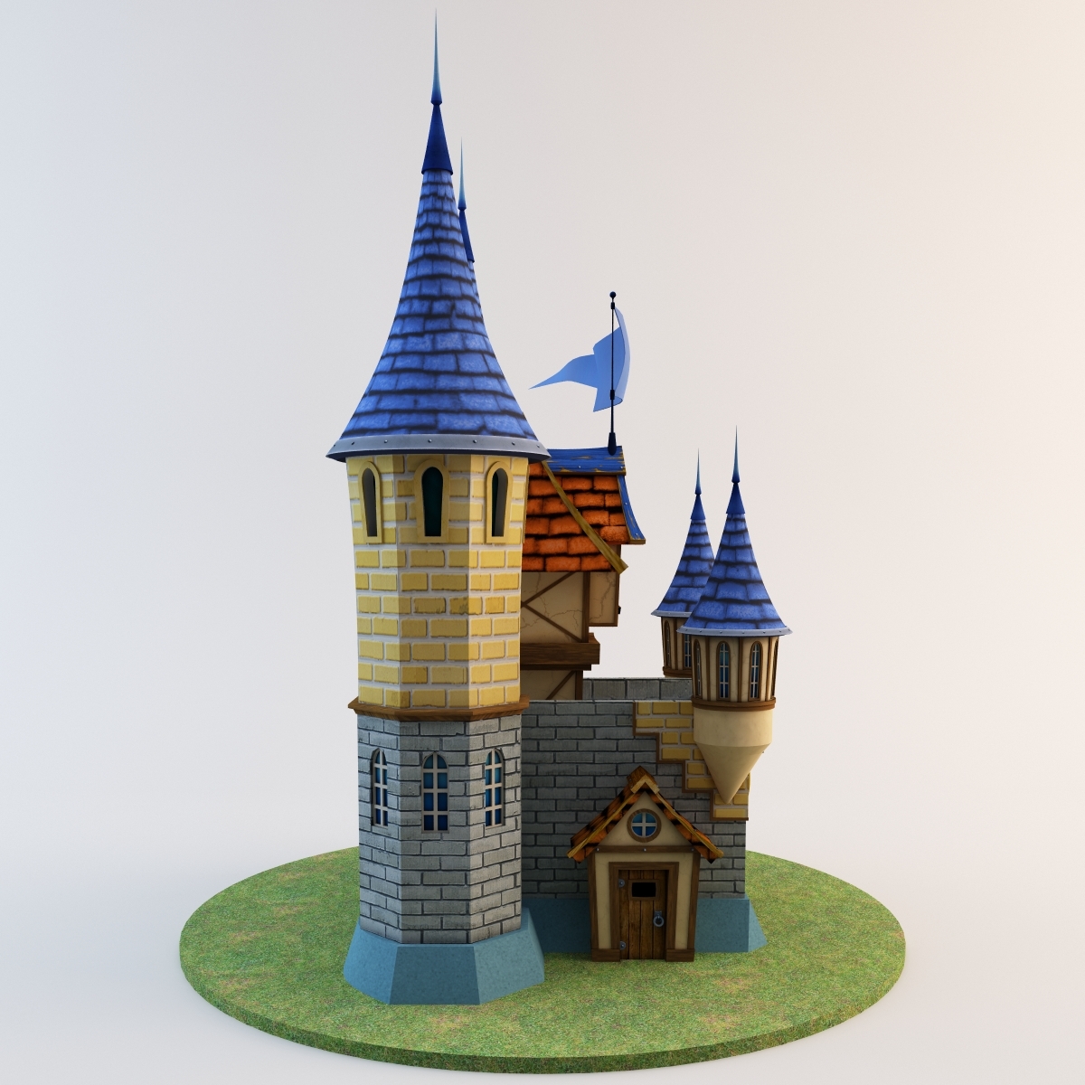 3d toy castle 3