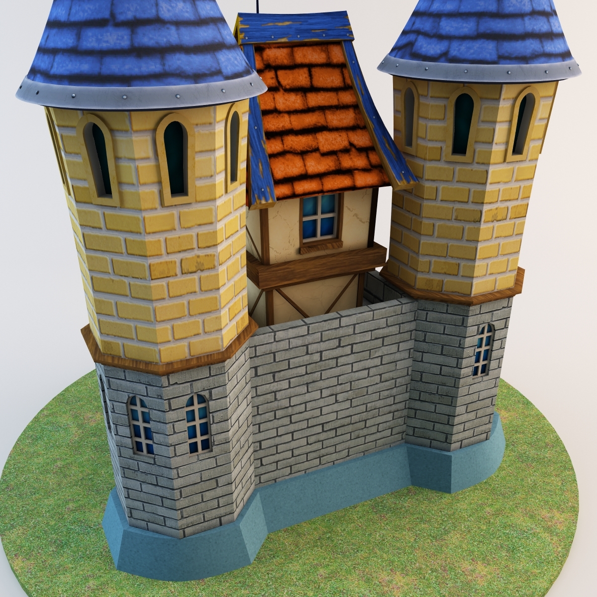 3d toy castle 3