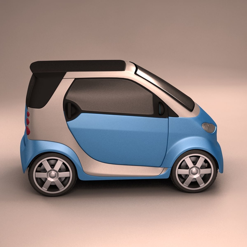3d model smart car