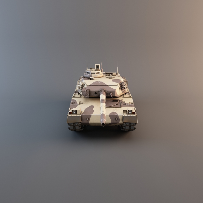 amx-40 french main battle tank 3d 3ds