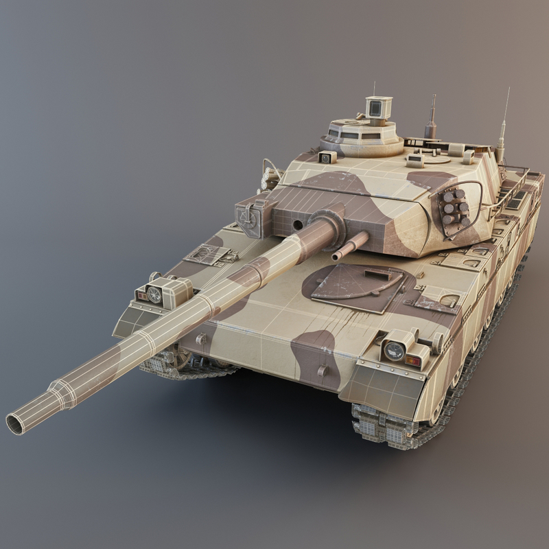 amx-40 french main battle tank 3d 3ds
