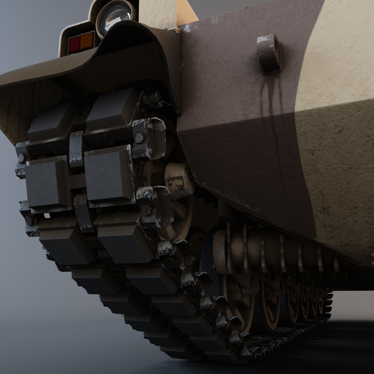 amx-40 french main battle tank 3d 3ds
