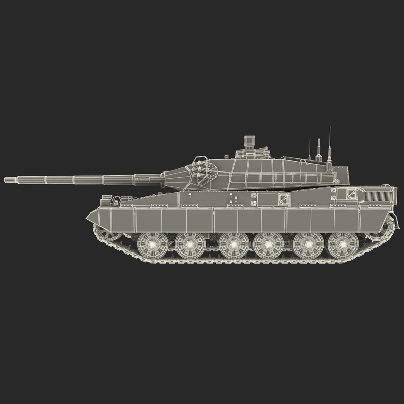 amx-40 french main battle tank 3d 3ds