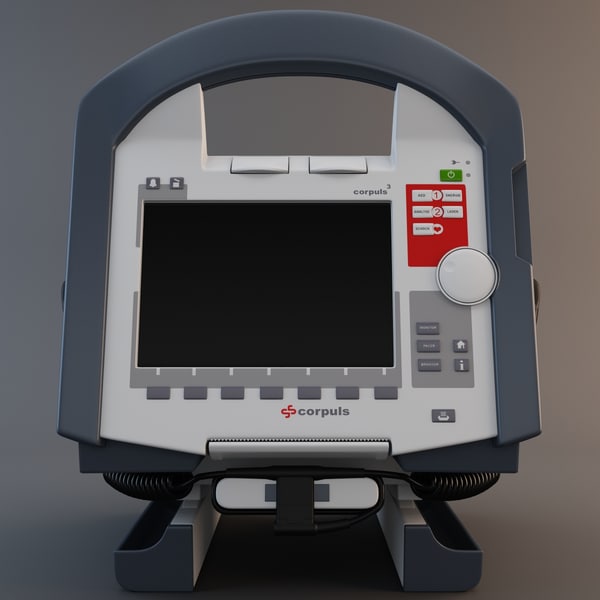 3d model corpuls defibrillator