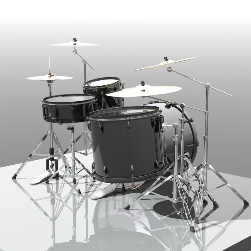 basic drum kit obj